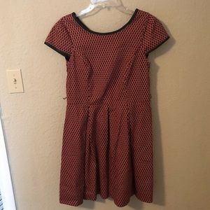 Isabel & Nina | Dresses | Isabelnina Redblack Diamond Print Leather ...